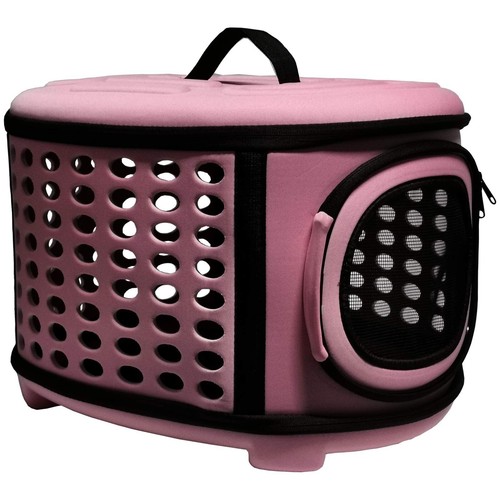 Collapsible Cat Carrier Hard, Travel Pet Carriers Bag for Small Dogs ...