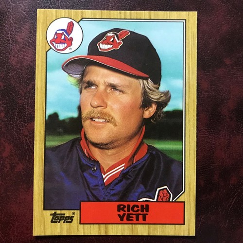 1987 Topps TIFFANY Set RICH YETT ROOKIE #134 INDIANS * MINT * HIGH ...