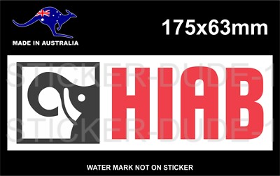 HIAB CRANE STICKER | eBay
