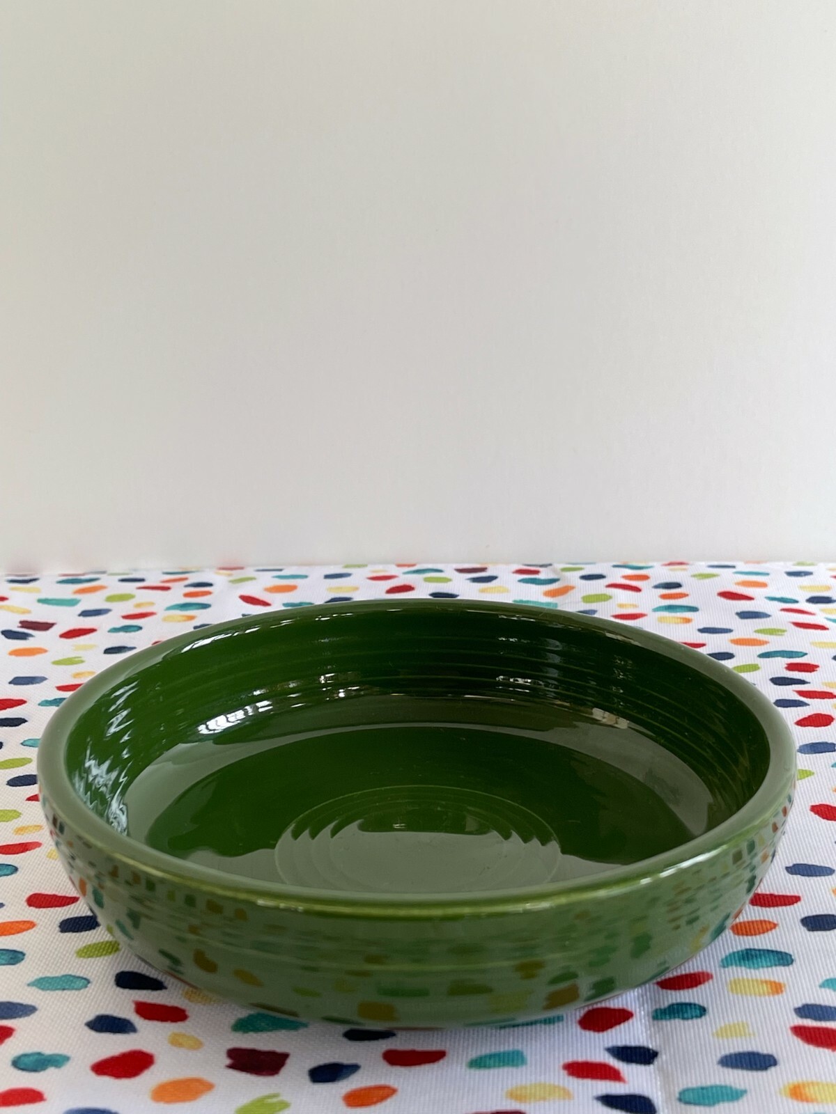 Vintage Fiestaware Forest Green Dessert Bowl Fiesta 1950s Green Berry ...
