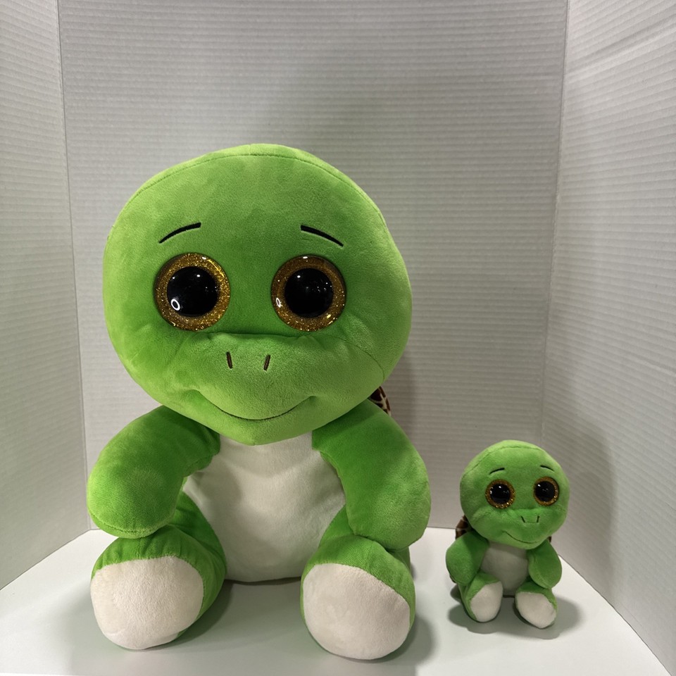 TY Beanie Boos - “TURBO the Green Turtle” (RARE LARGE SIZE - 17 inch ...
