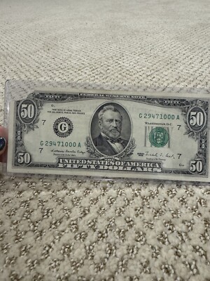 1988 $50 dollar bill - Angel Numbers 000 / Fancy Serial Number | eBay