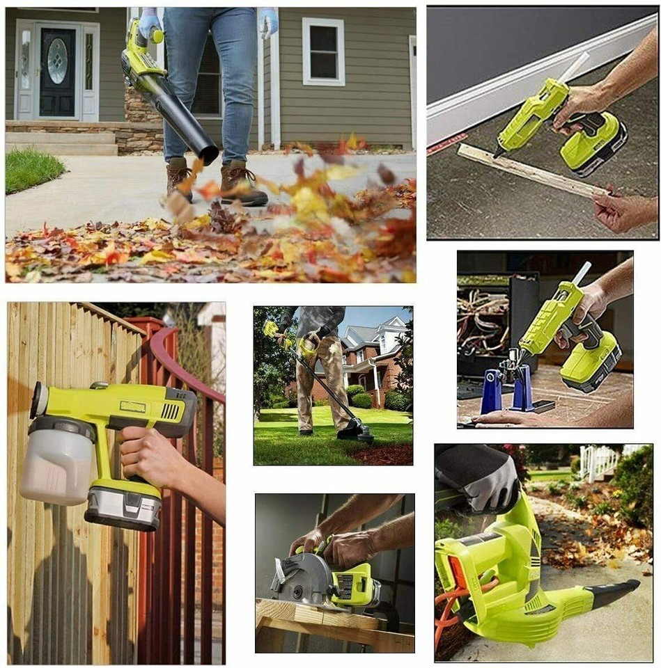 4Pack Battery 3.6Ah Lithium P102 for Ryobi 18V Cordless Tool P108 P105 ...