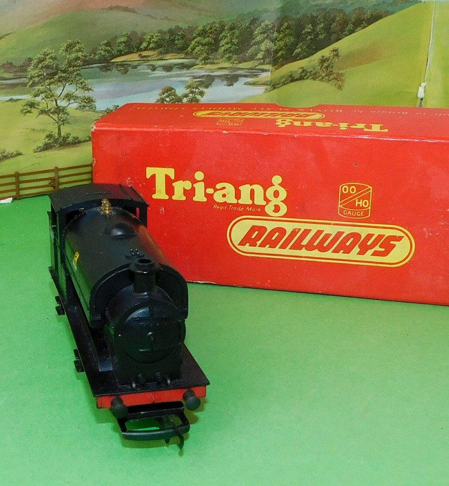 Triang R153 0-6-0 Saddle Tank Loco 748 BR Black Boxed OO(f) | eBay UK