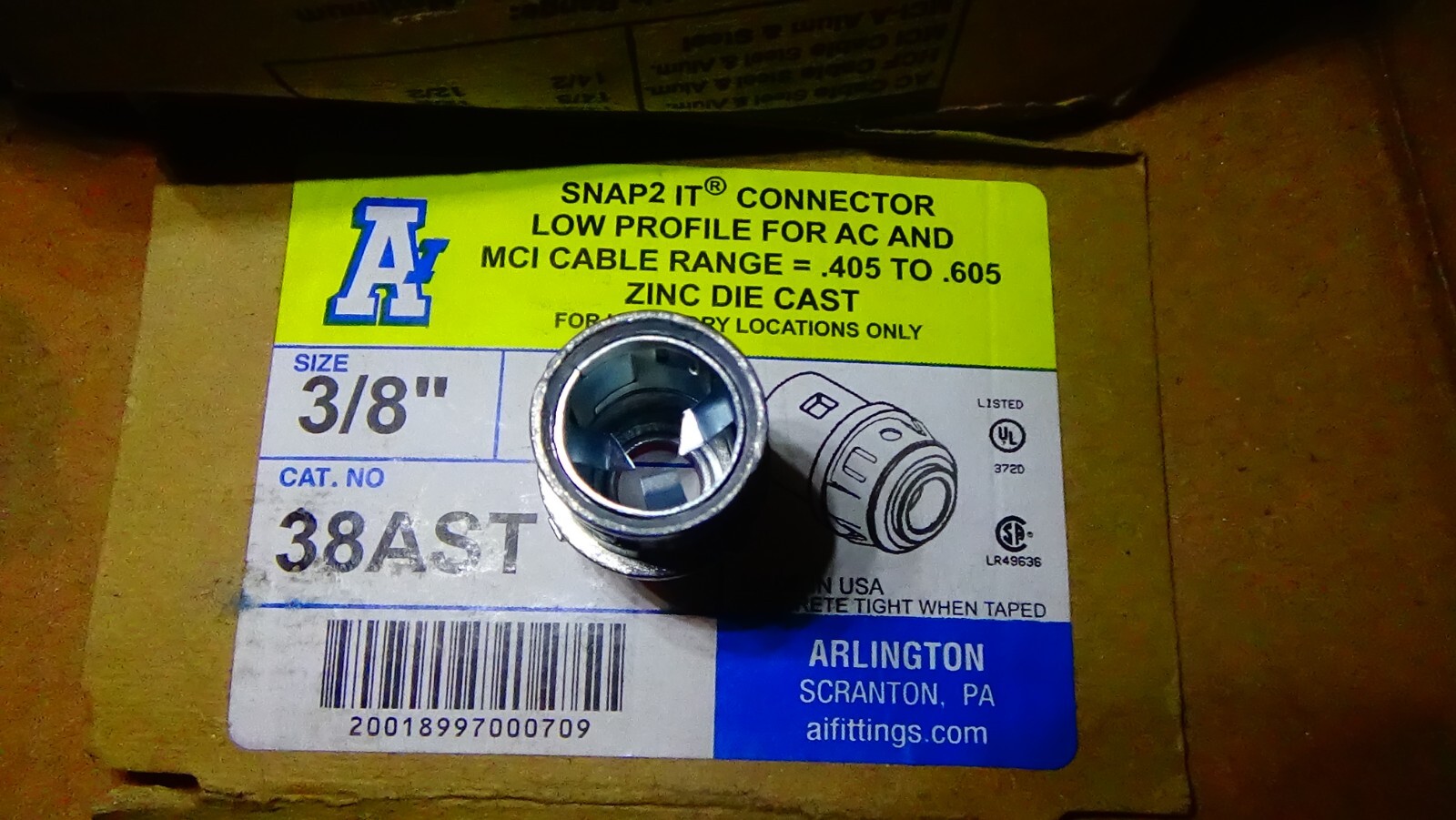 Arlington 38AST Connectors Qty. 100 for sale online | eBay