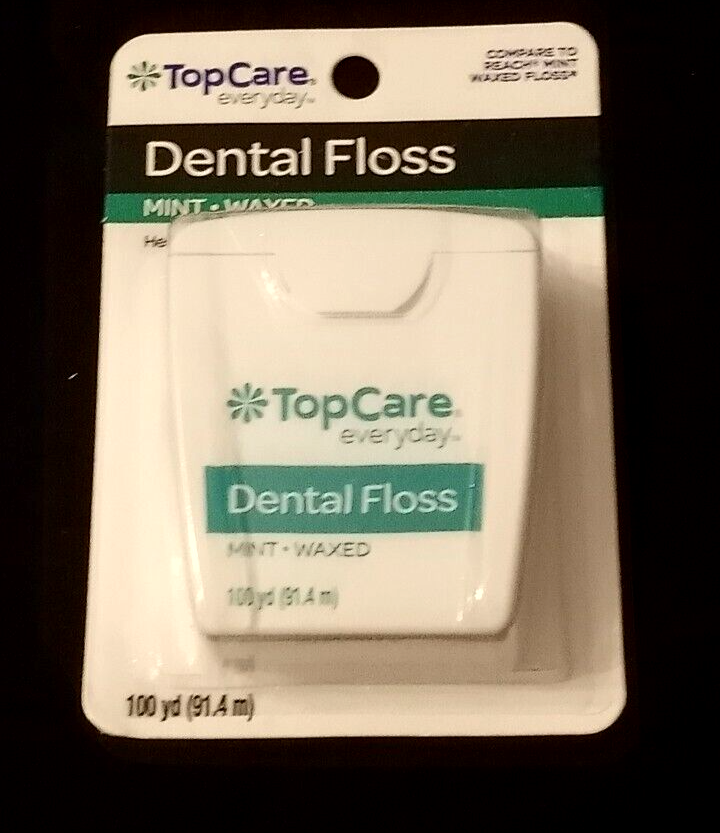 TopCare Unwaxed Dental Floss - White, 91m for sale online | eBay