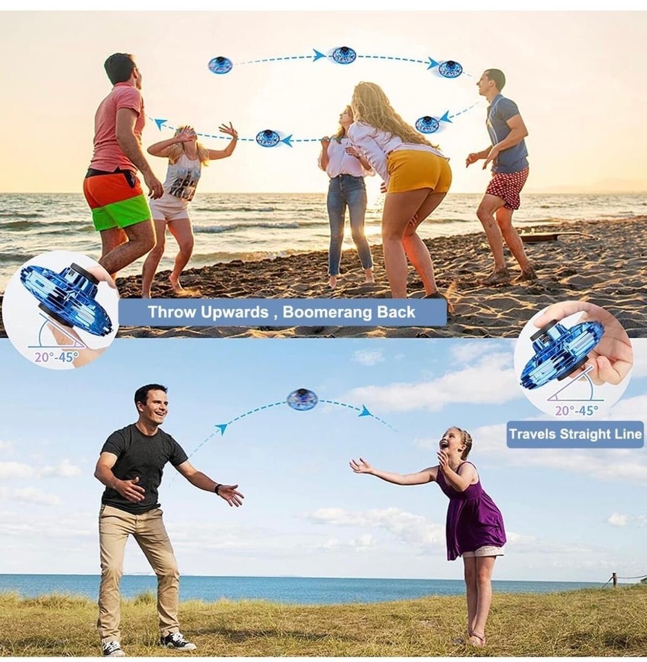 PRO Flying Ball Boomerang Spinner Toy Mini Drone Boy Girl Gifts Toys ...