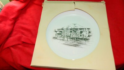 CORNING WC DECKER ENGINEERING BUILDING DINNER PLATE NEW IN BOX FREE USA ...