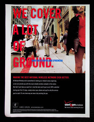 Verizon Wireless Cell Phone Service 2003 Trade Print Magazine Ad Poster ...