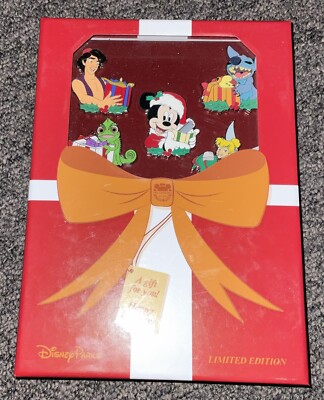 2020 Disney Parks Holiday Gift Pin LE 1000 Reveal Conceal Box Set 🎄 | eBay