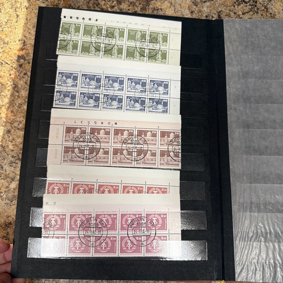 Assorted Postage Stamps Block Sheet Collection Album | eBay