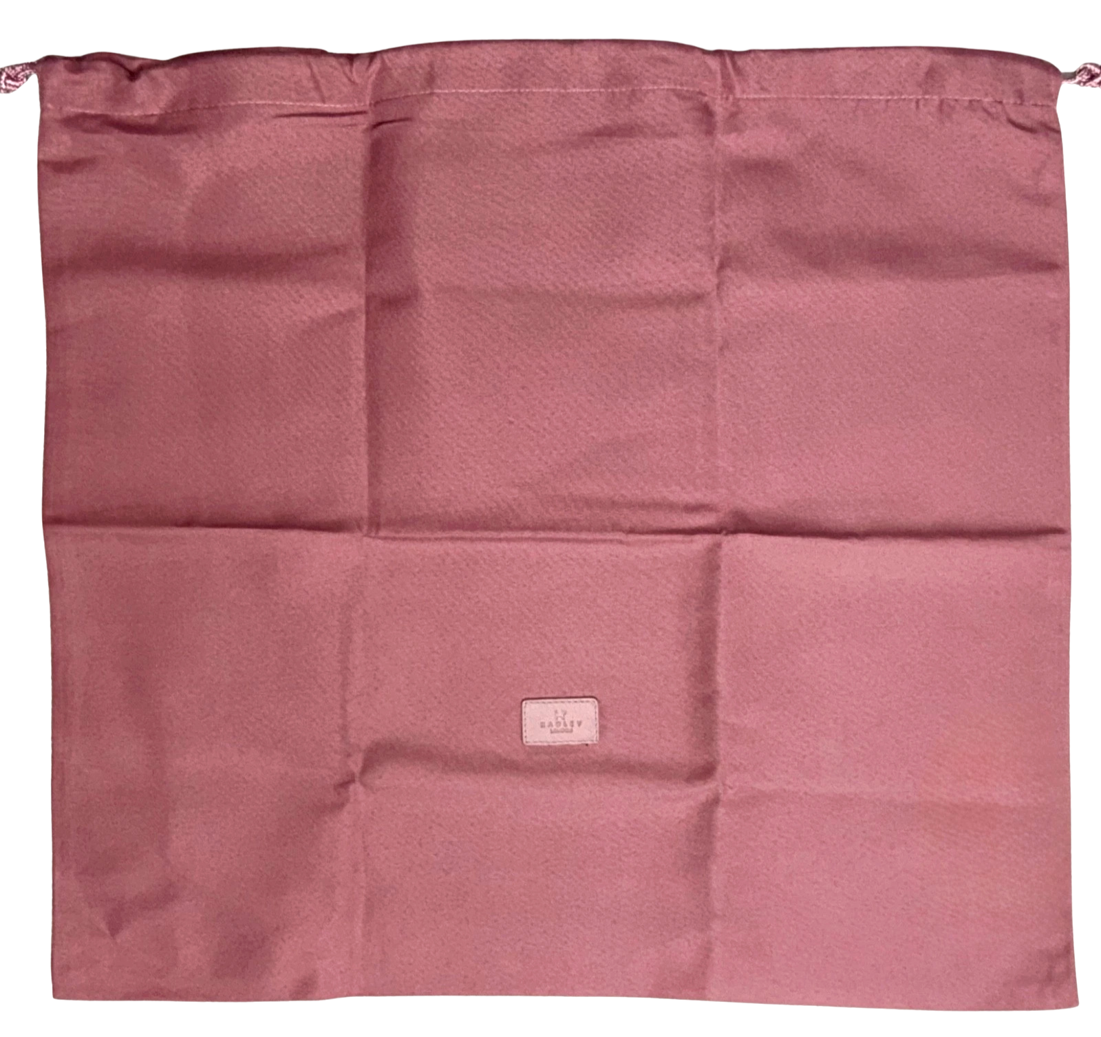 RADLEY LONDON XL 21 x 19 DUST COVER PINK BLUSH BAG PURSE DRAWSTRING ...
