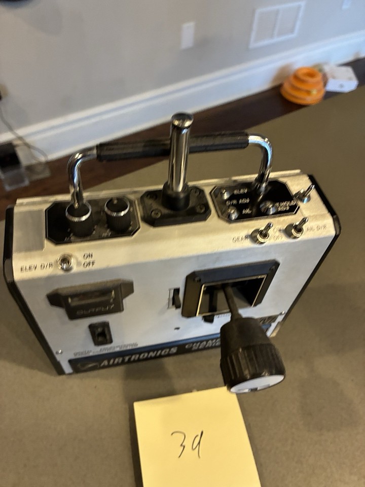 38. Airtronics Championship Single Stick Tx R/c Model airplane Radio ...