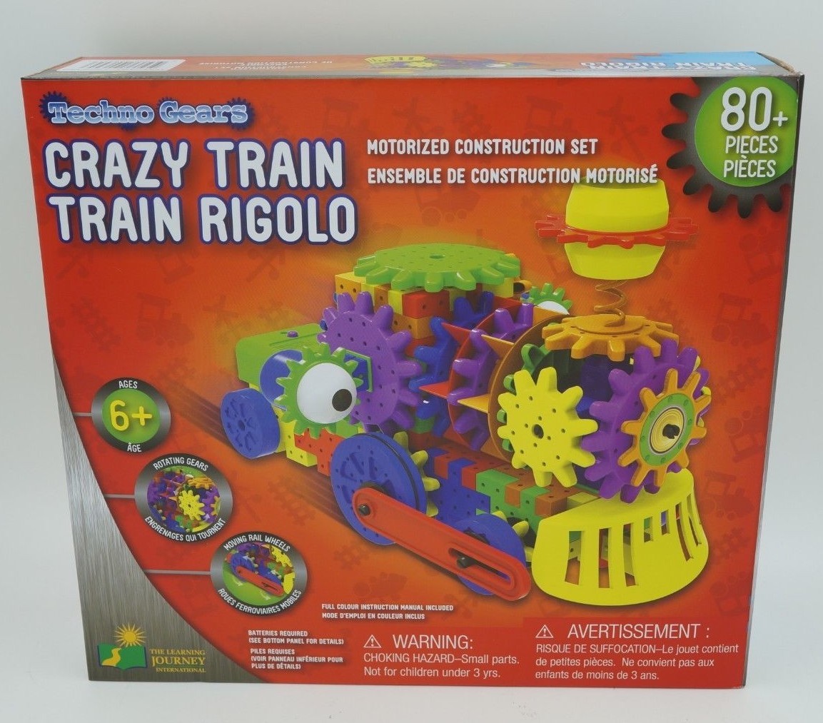 Techno Gears Dizzy Droid & Crazy Train Motorized Construction Set Total ...