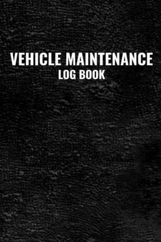 Vehicle Maintenance Log Book Car Auto Record Book Service and Repair ...