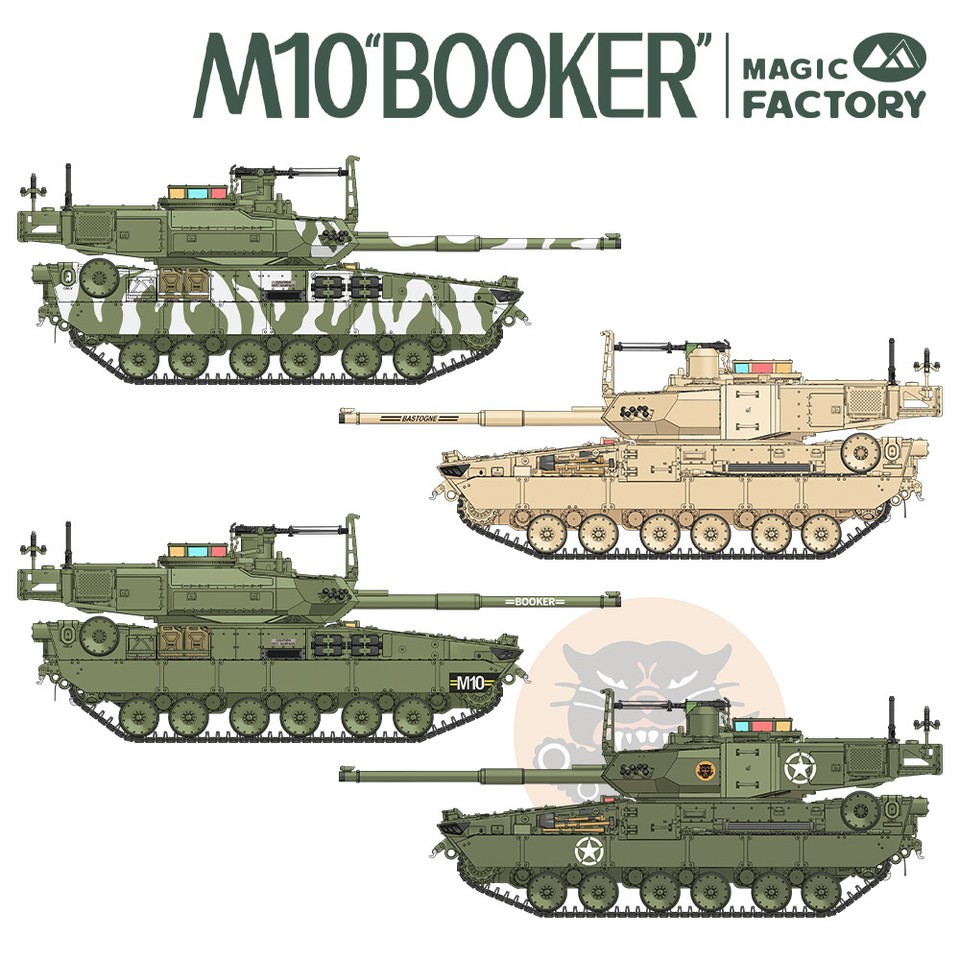 MAGIC FACTORY 2008 1/35 U.S Combat Vehicle Pre-Production M10 Booker ...