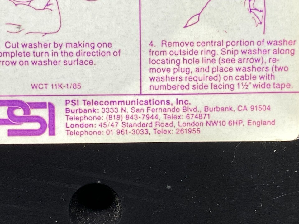 PSI WCT11K Washer Cutter Tool Kit in Box. PSI Telecommunications. | eBay