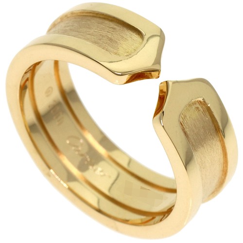 CARTIER Ring C2 Ring #51 K18 Yellow Gold | eBay