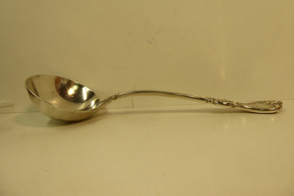 ANTIQUE VICTORIAN STERLING SILVER LADLE SAMUEL HAYNE DUDLEY CATER 1850 ...