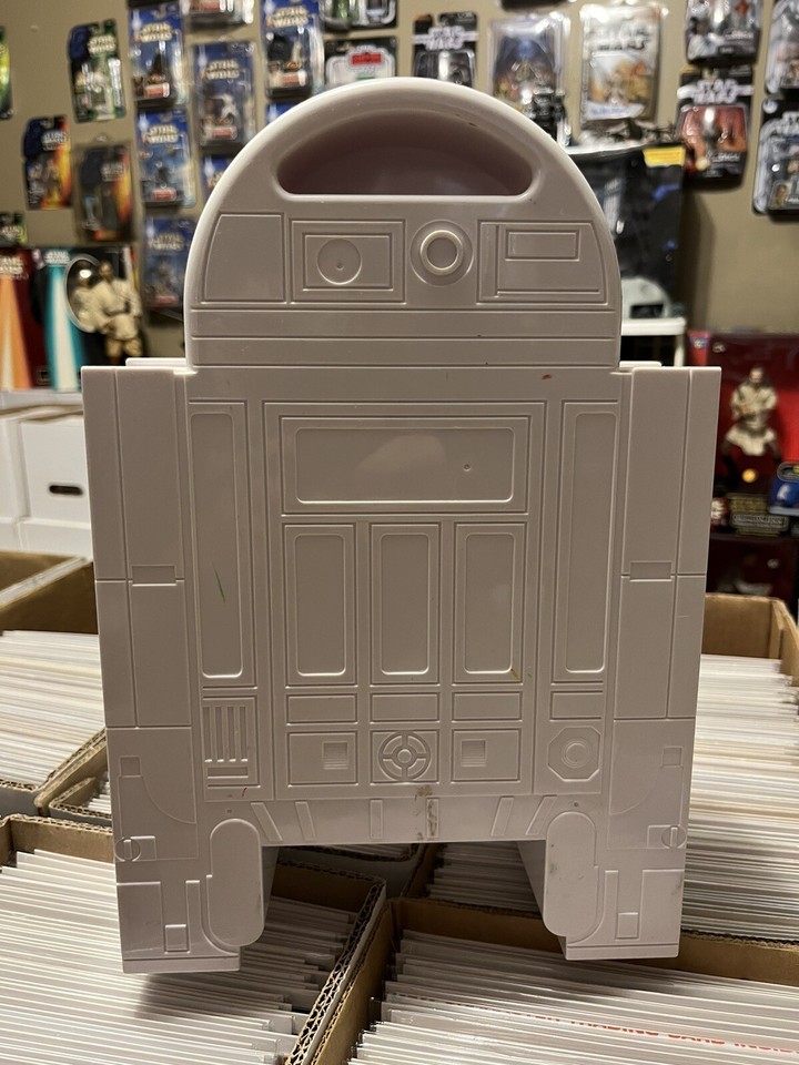 R2-D2 STAR WARS ACTION FIGURE 13X9 STORAGE & PLAYSET HASBRO 1998 ...