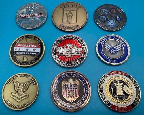 18 Challenge Coins Commercial and Corporate Misc. Lot 5 Challenge Coin ...