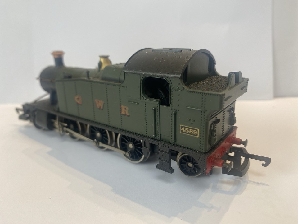 00 gauge Lima 2-6-2T Praire GWR locomotive, running No: 4589. Good ...