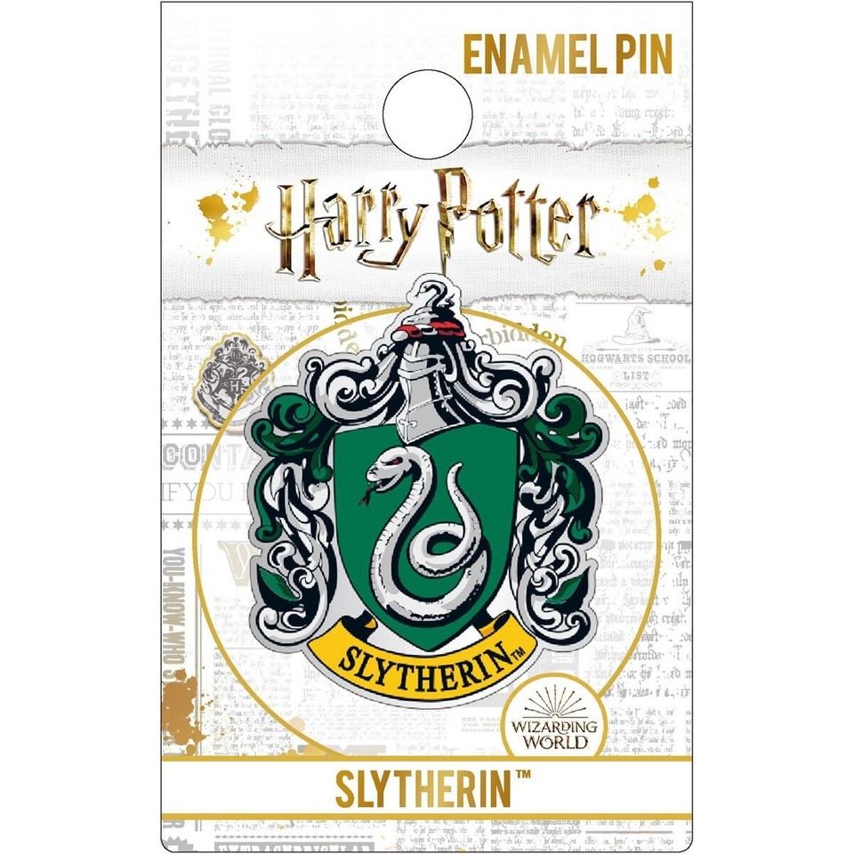 Harry Potter Slytherin Crest Enamel Pin | eBay