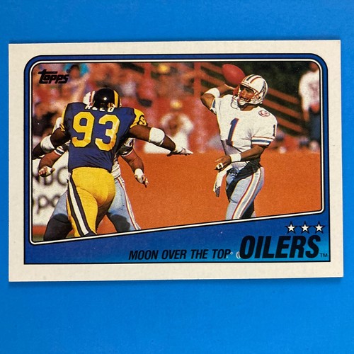Warren Moon 1988 Topps Team Card #102 NFL Houston Oilers | eBay