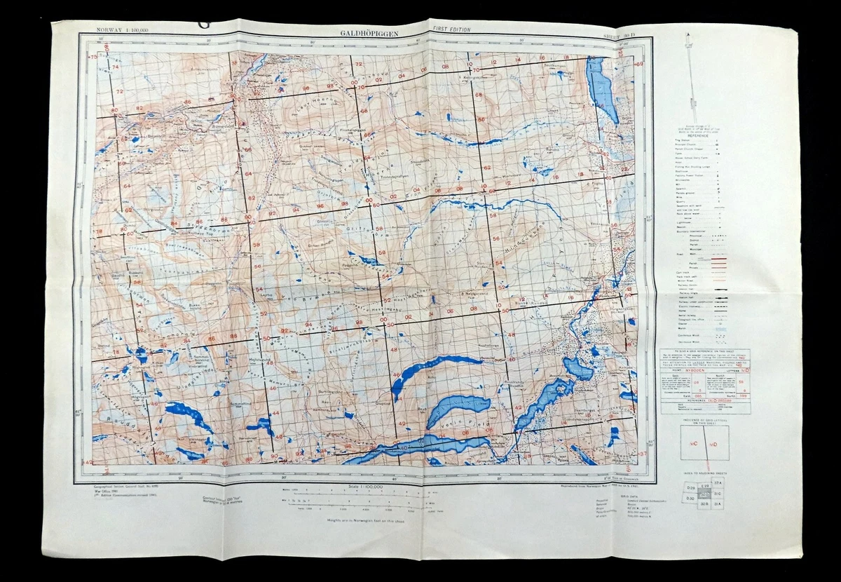 Bent Mountain Military Grid Map