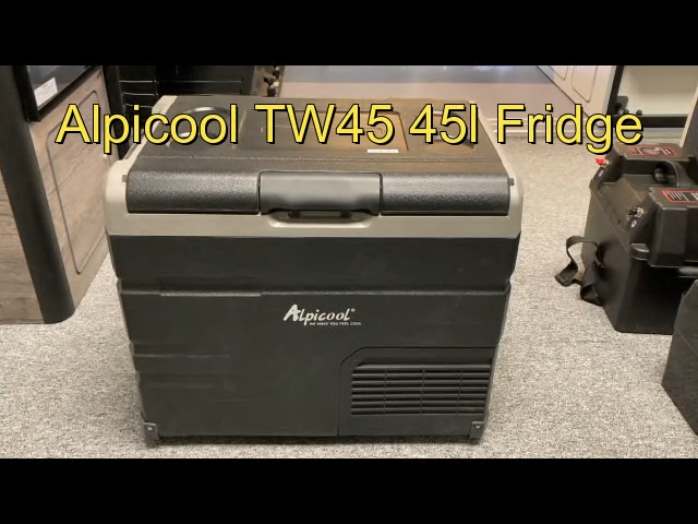 12v Compressor Duel Fridge Freezer, 45L, Dual Temp Compartments to -18c ...