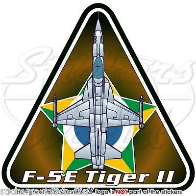 Northrop F-5E Tiger II BRAZIL Brazilian AirForce Vinyl Bumper Decal ...