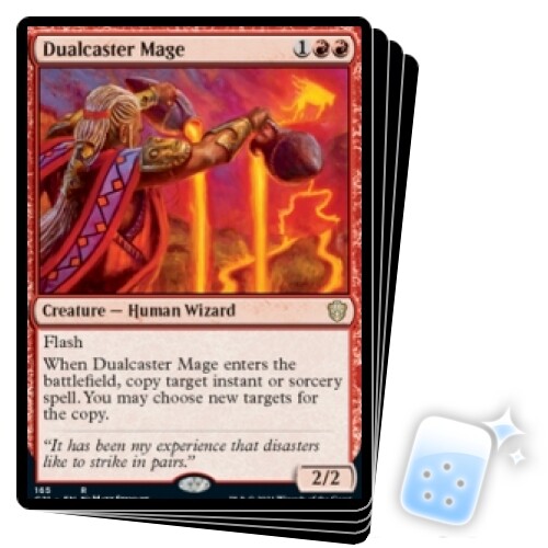 DUALCASTER MAGE X4 Commander 2021 Magic MTG MINT CARD | eBay
