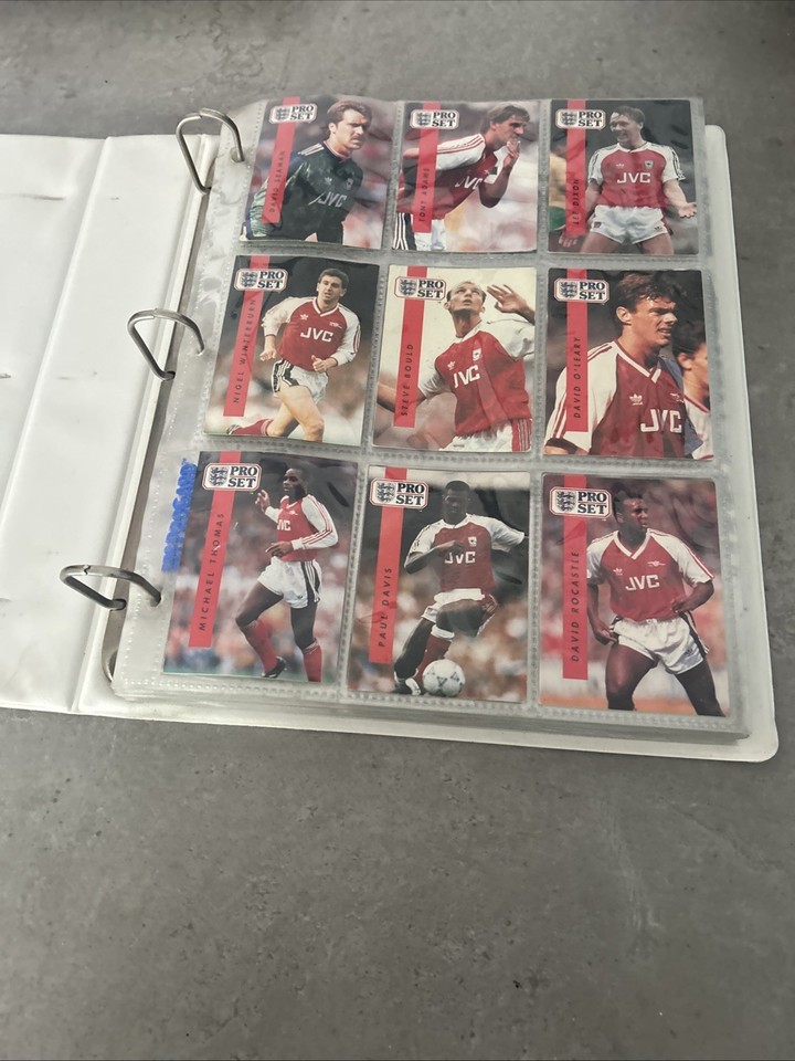 Pro Set Football Cards Collection Completed 320 Cards And Binder | eBay UK