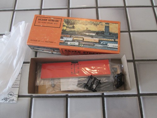 silver streak UNDECORATED wood/metal reefer car kit HO scale | eBay