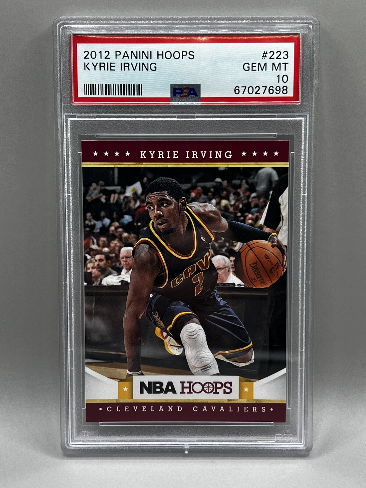2012-13 Panini Hoops KYRIE IRVING #223 Rookie RC Basketball Card PSA 10 ...
