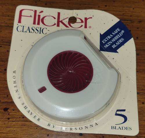 NEW VTG FLICKER CLASSIC WOMENS SHAVER 5 BLADES RAZOR 2002 USA UNOPENED ...
