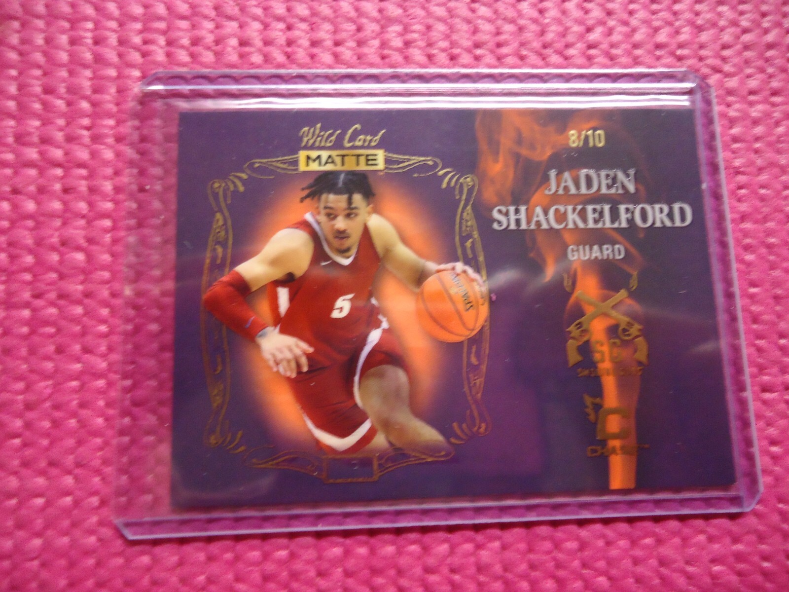 Jaden Shackelford 2022 Wild Card Matte #MXP-17 X Plode Green Orange X ...