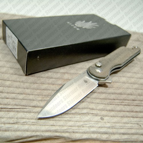 Kizer Assassin Folding Knife By Carlos Elstner 154CM Steel Micarta ...