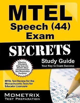 MTEL Speech (44) Exam Secrets Study Guide : MTEL Test Review for the ...