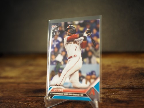 2023 Topps Now #15 Kyle Lewis Arizona Diamondbacks Blue Parallel 38/49 ...