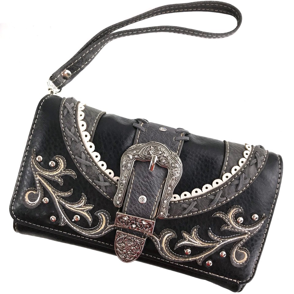 Justin West Trendy Western Rhinestone Concealed Carry Backpack and ...