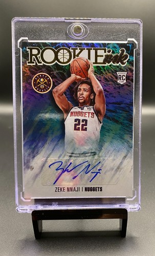 2020-2021 Panini Hoops Basketball Rookie Ink Zeke Nnaji #RI-ZNJ | eBay