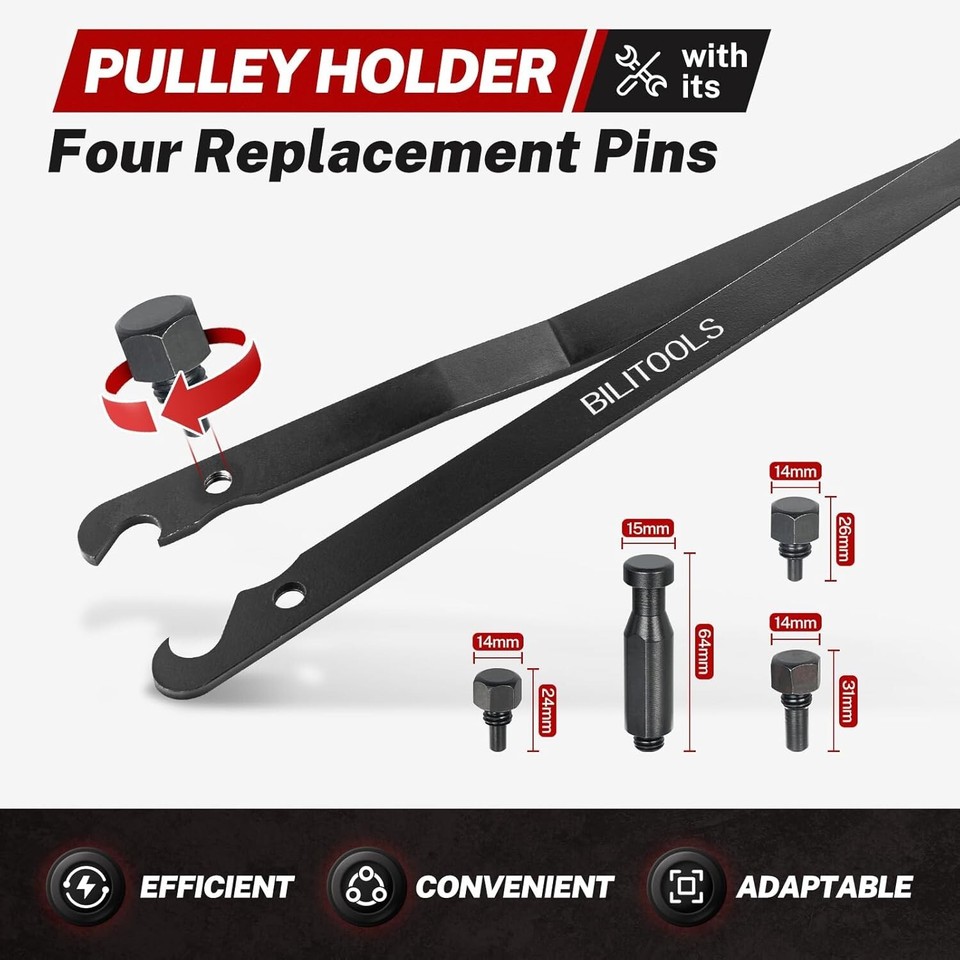 Fan Clutch Removal Tool Kit Fan Clutch Wrench Set 22 36 40 47 51 Mm ...