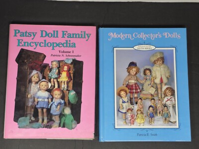 2 DOLL COLLECTORS HARDCOVER BOOK LOT - PATSY DOLL FAMILY & MODERN ...