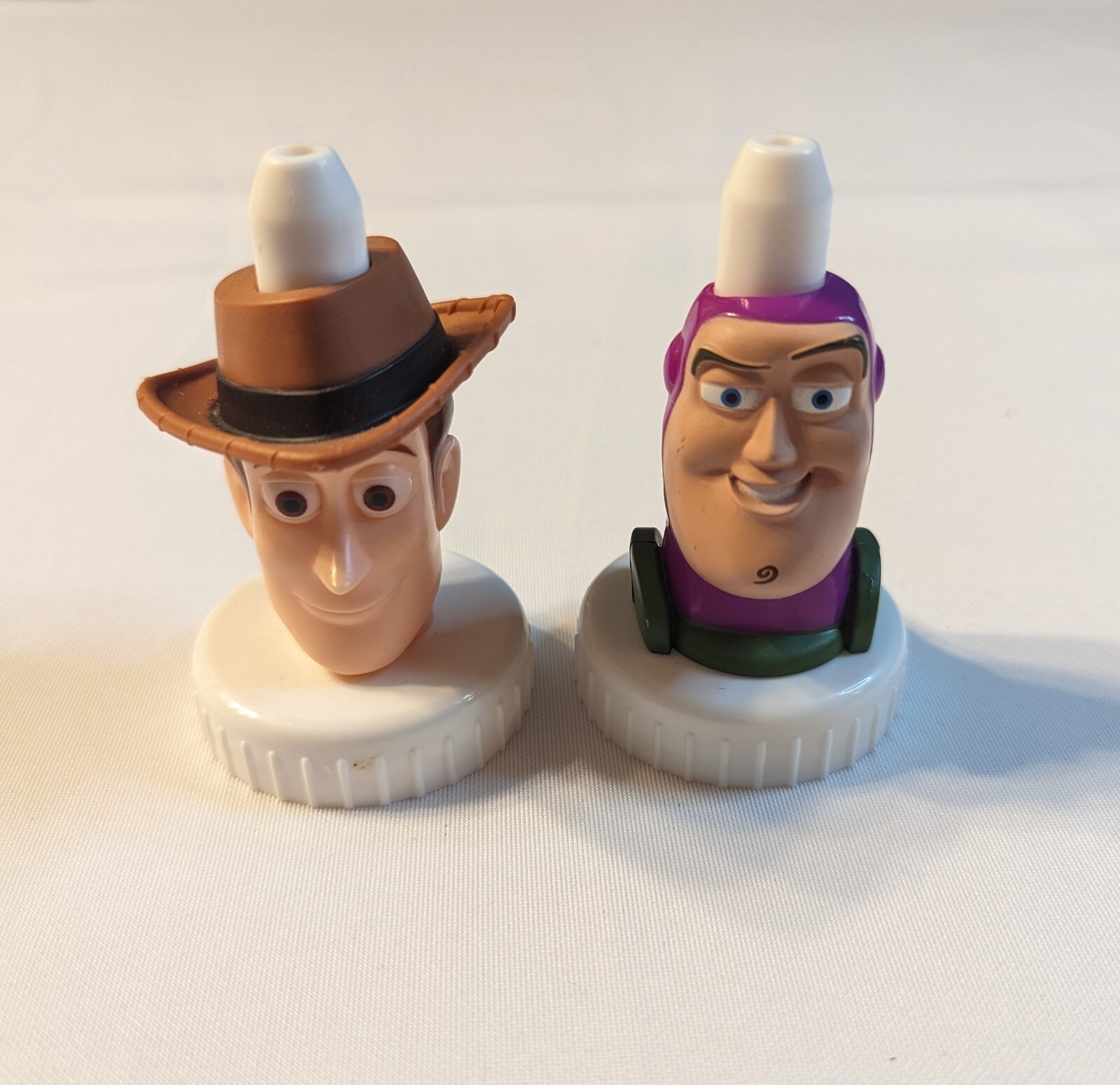 Good 2 Grow Toy Story Lot Of 2 Buzz Lightyear & Woody Juice Topper ...