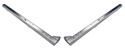 HD 3mm Galvanised Pair Front Door Sill Rails for Land Rover Defender ...