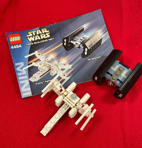 Vintage Lego Star Wars #4484 Mini X-Wing Fighter & TIE Advanced Set ...