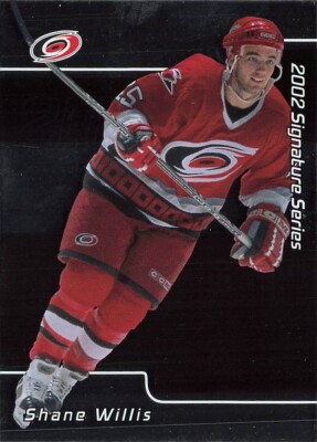 2001 Be a Player Signature Series #6 Shane Willis Carolina Hurricanes | eBay