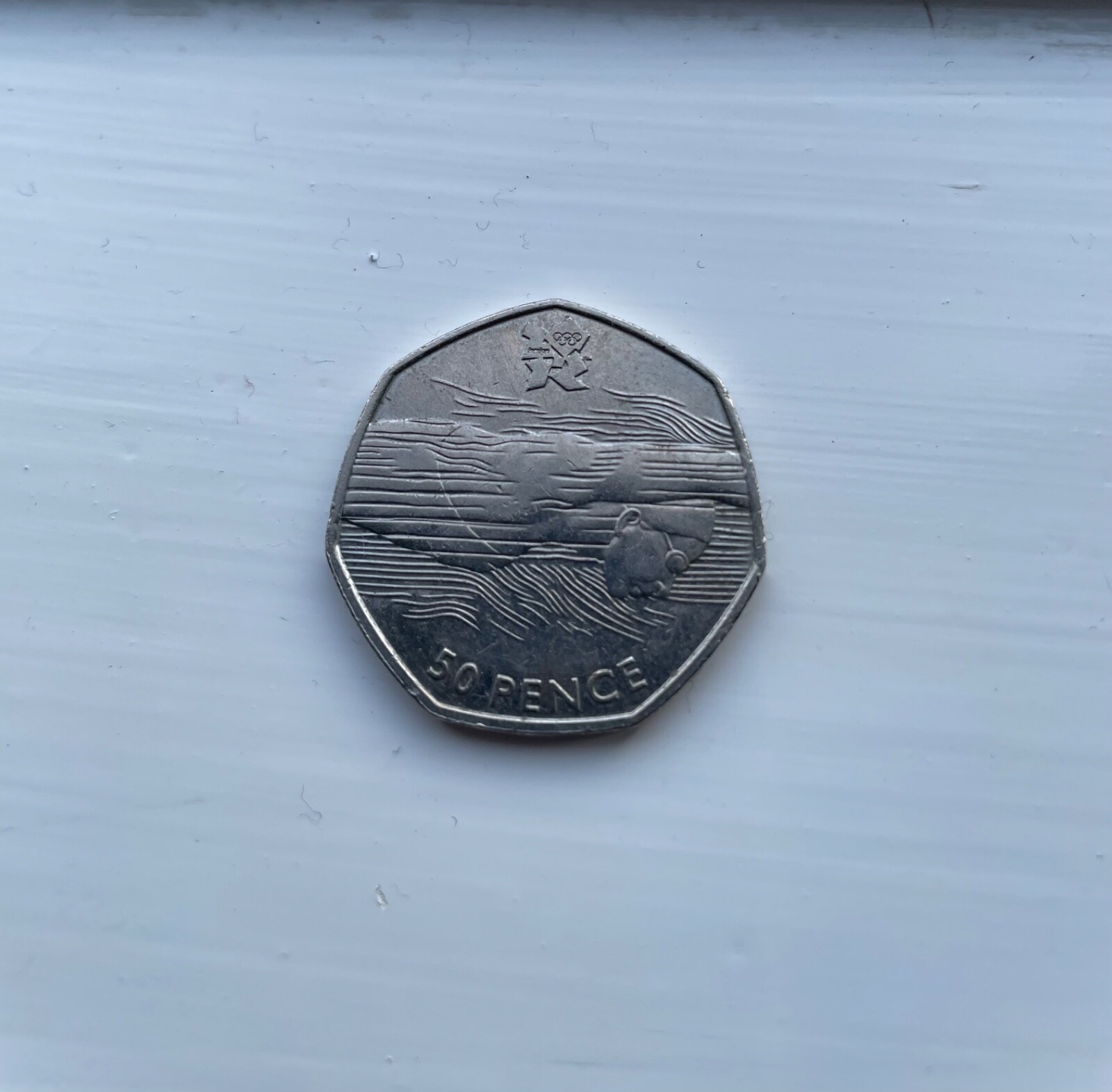 Rare 50p coin 2011 London Olympic Games Aquatics Swimmer Swimming | eBay