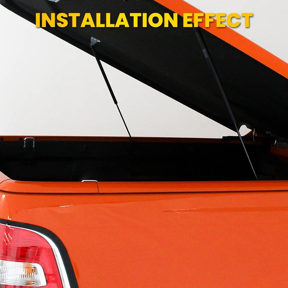 Pair Rear Gas Struts UTE Hardlid Hard Cover Flat Lid For Mitsubishi ...